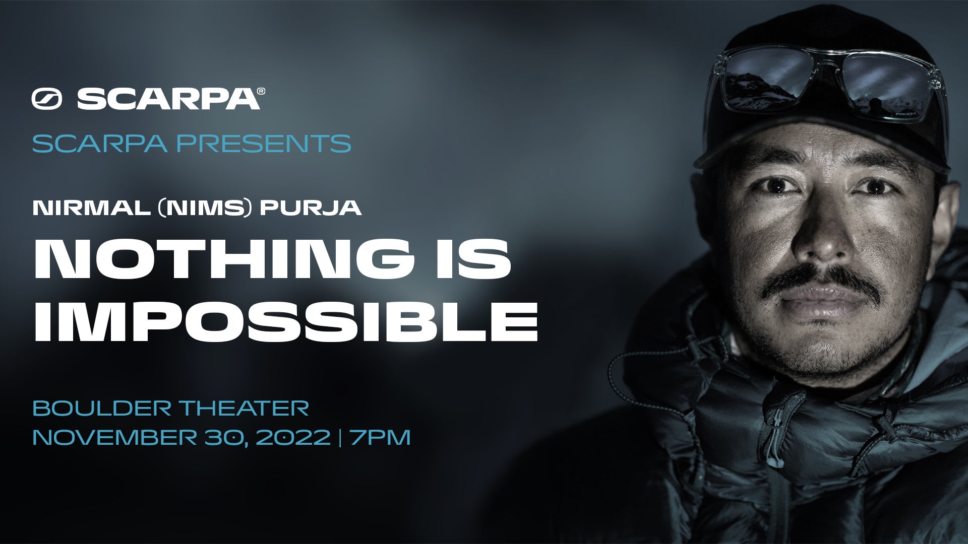 SCARPA Presents Nirmal (Nims) Purja “Nothing Is Impossible” | Z2 ...
